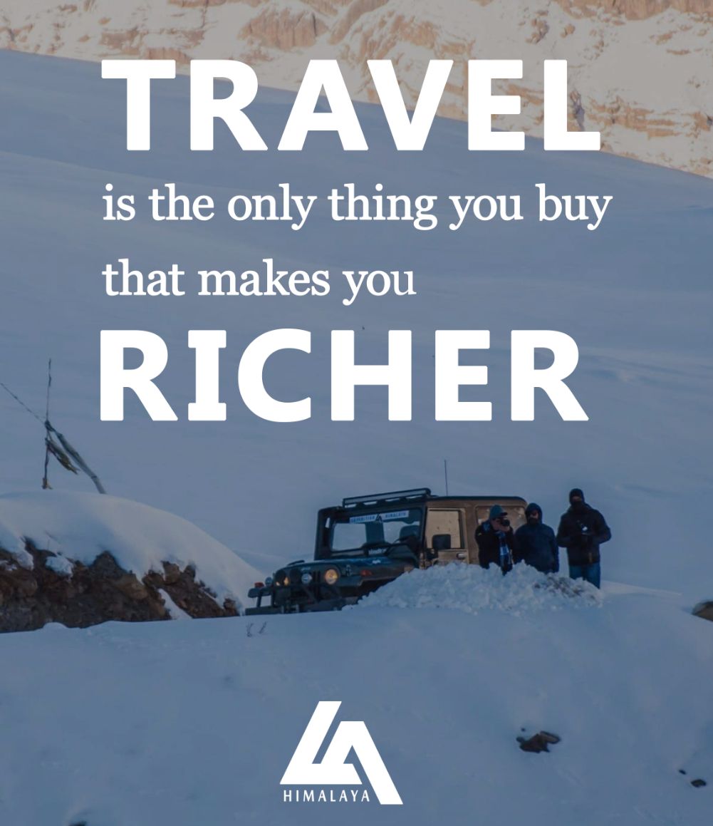 Travel Spiti Valley in this #winter - La Himalaya